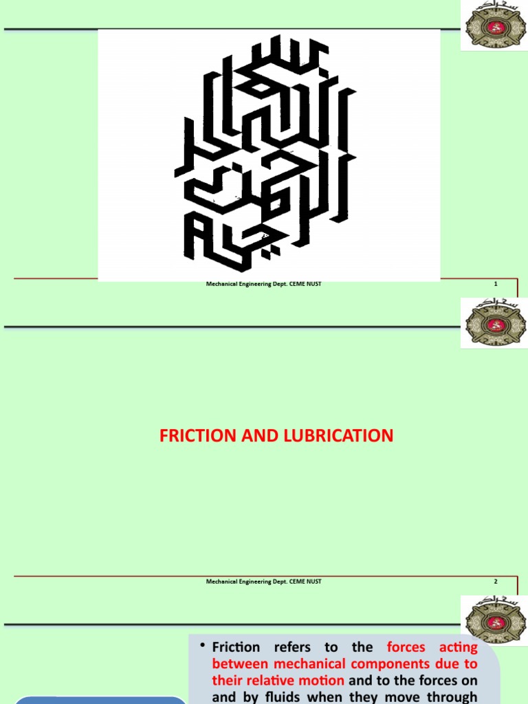 CH-11, Friction & Lubrication | PDF | Internal Combustion Engine ...