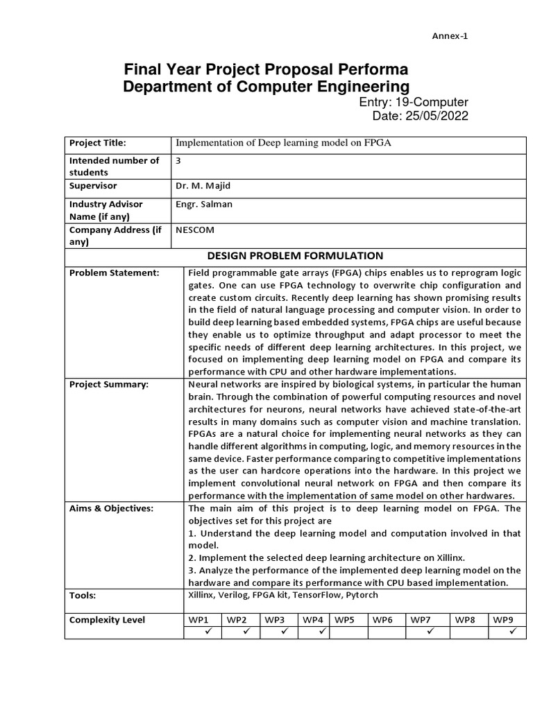 Final Year Project Ideas 19-CP | PDF