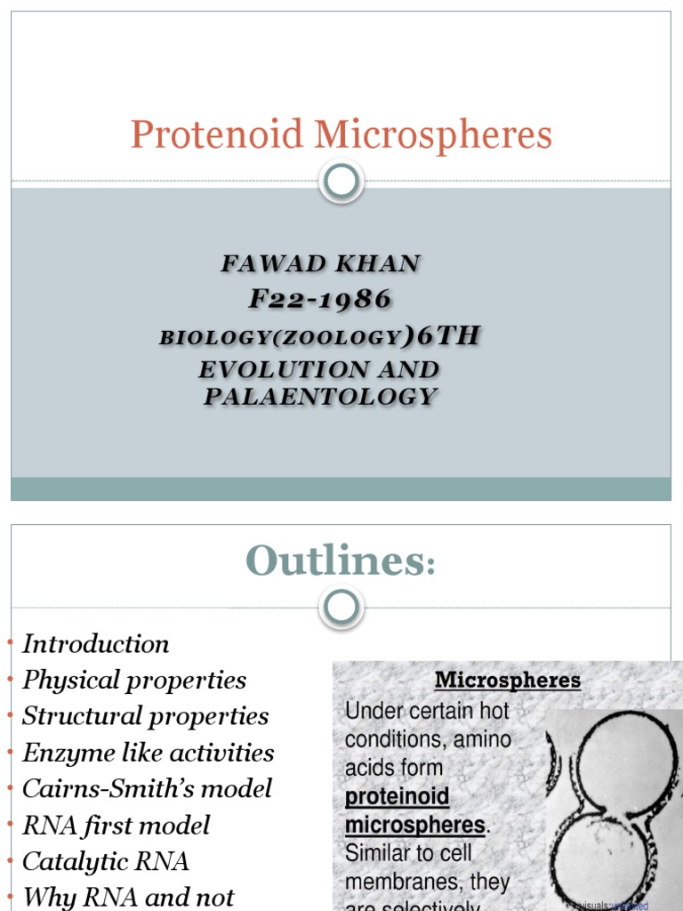 Protenoid Microspheres | PDF