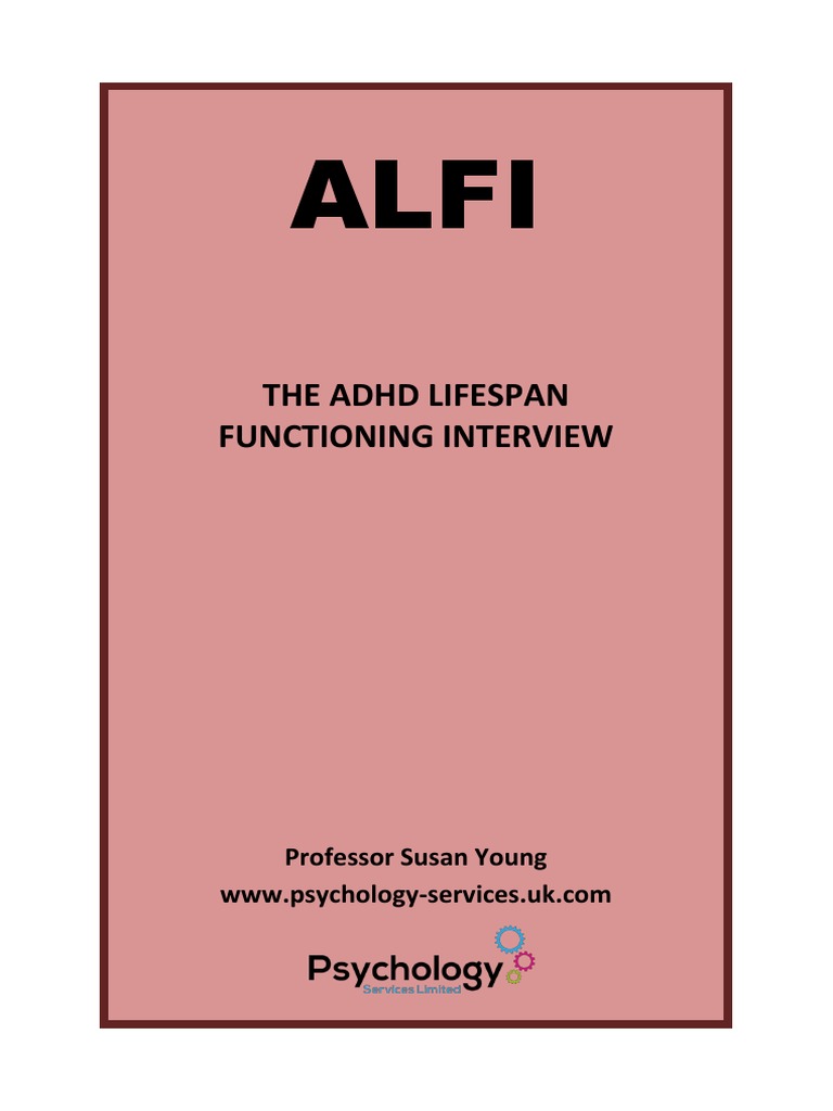 Alfi PDF | PDF | Attention Deficit Hyperactivity Disorder | Substance Abuse