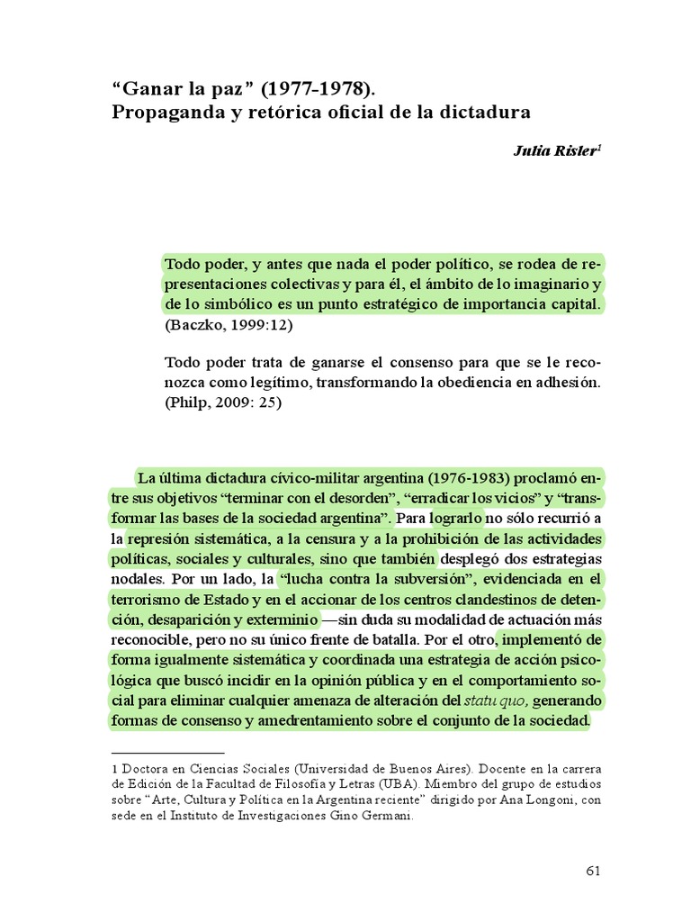 Risler Resumido | PDF | Publicidad | Propaganda