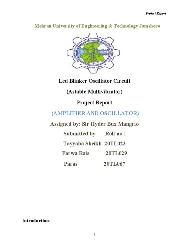 Ecd Report | PDF | Electronic Oscillator | Electrical Engineering
