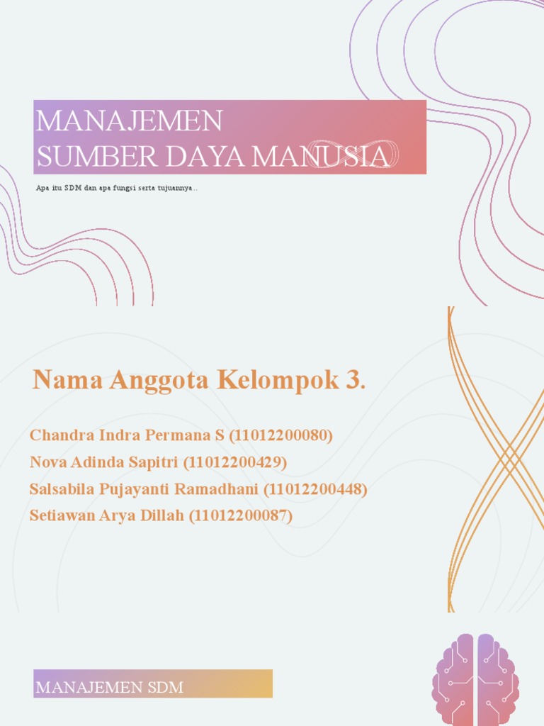 Manajemen SDM | PDF