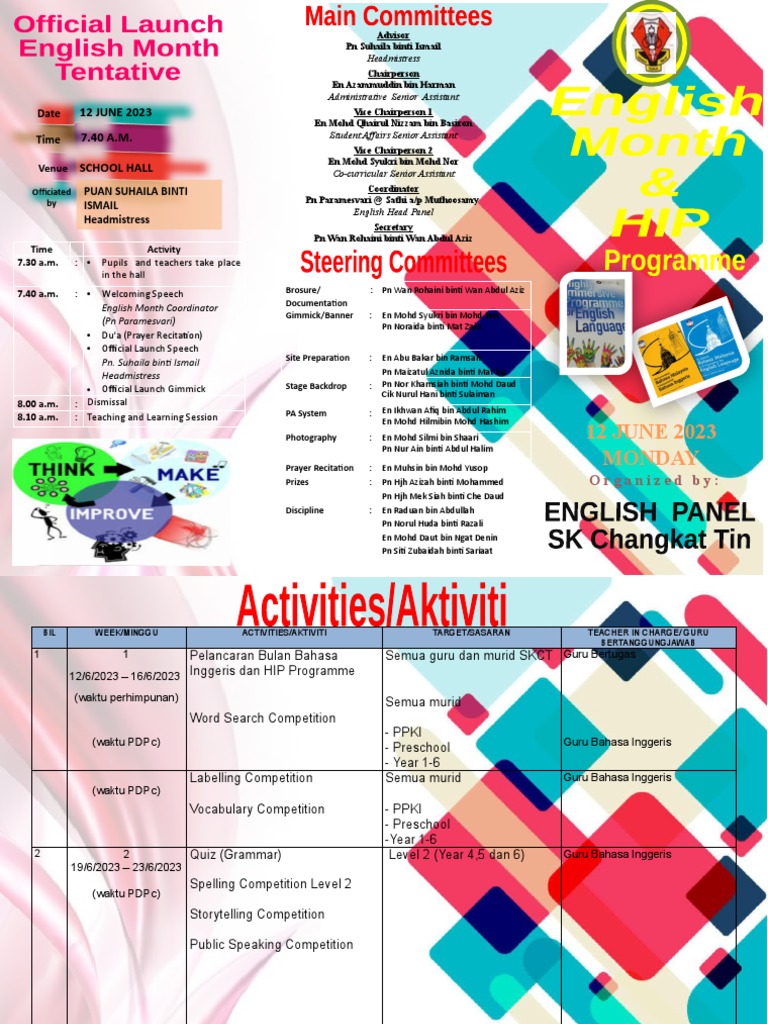 Buku Program English Month Dan Hip 2023 | PDF