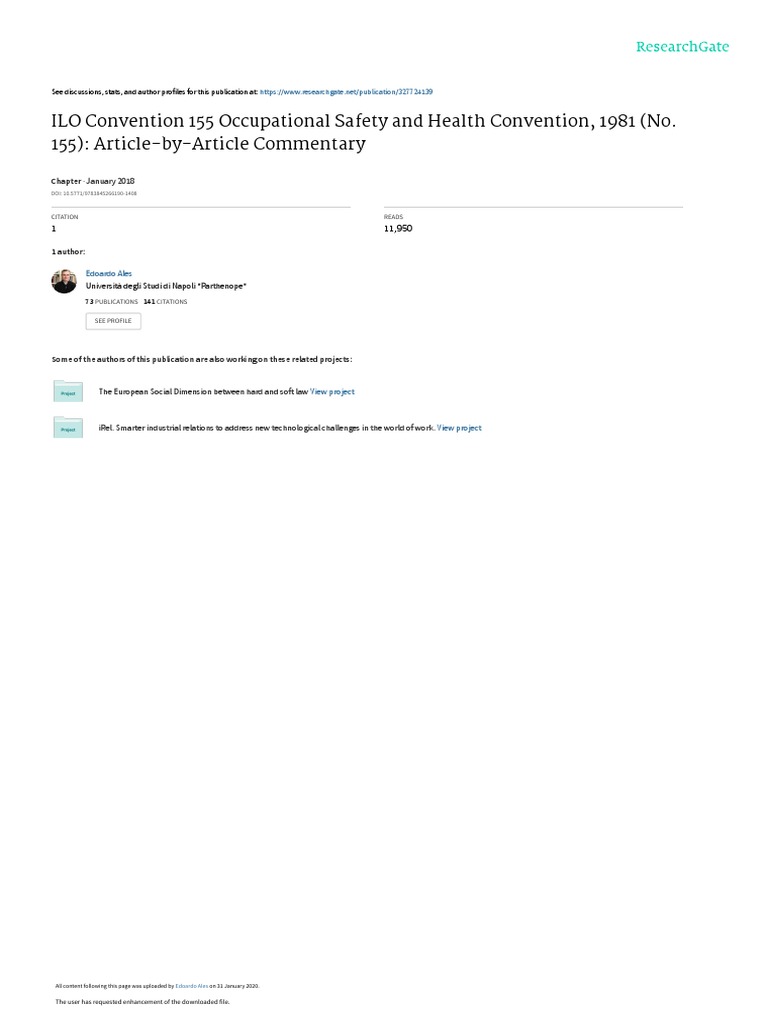 ILO Convention 155: Article 16 Overview | PDF | International Labour ...