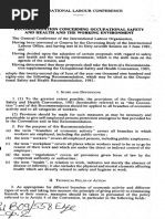 Convention C155 - Occupational Safety and Health Convention, 1981 (No ...