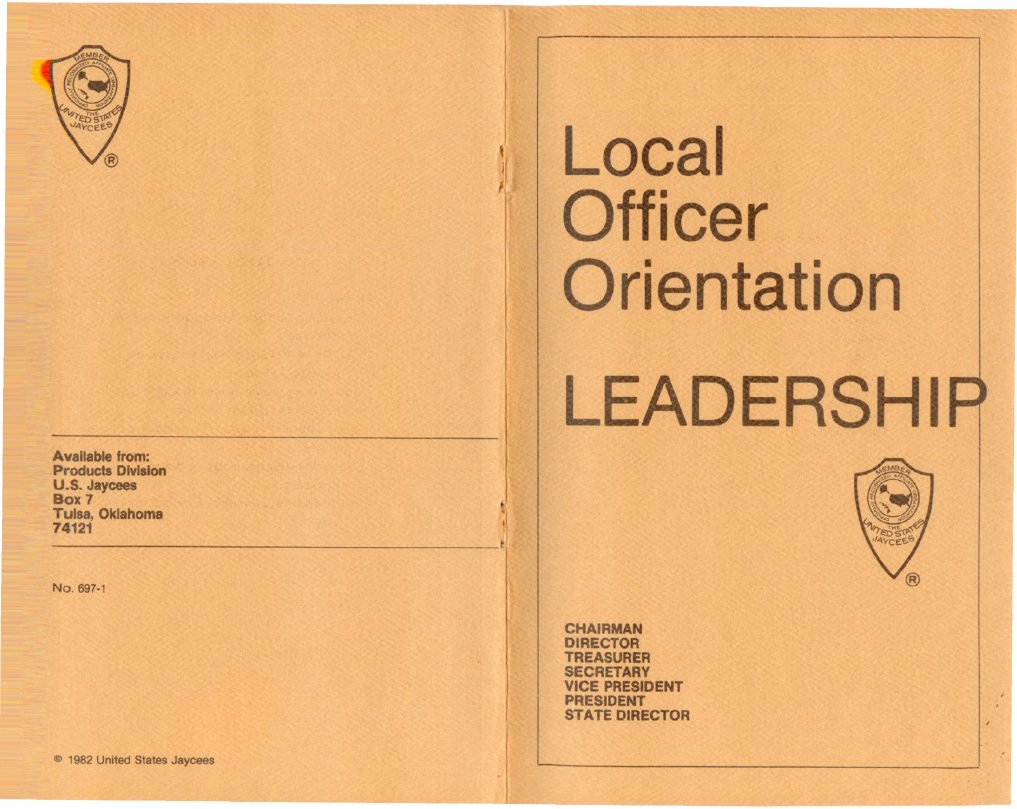Local Officer Orientation | PDF | Committee | Chairman