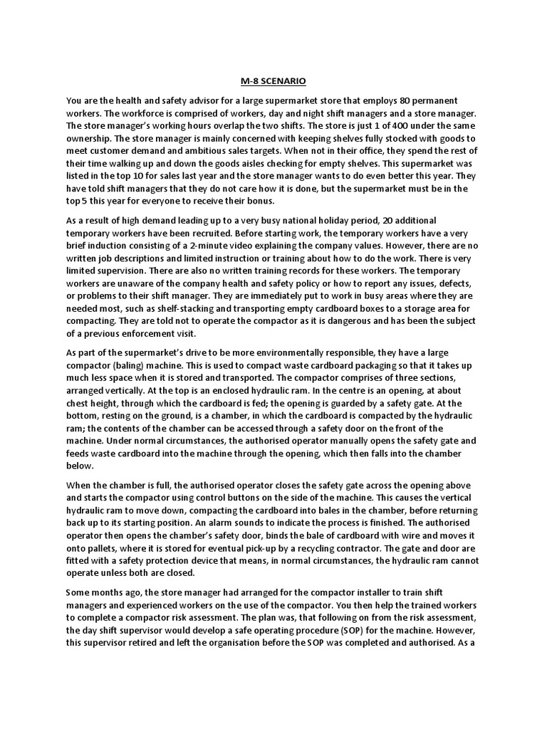 Model Scenario 8 | PDF | Door