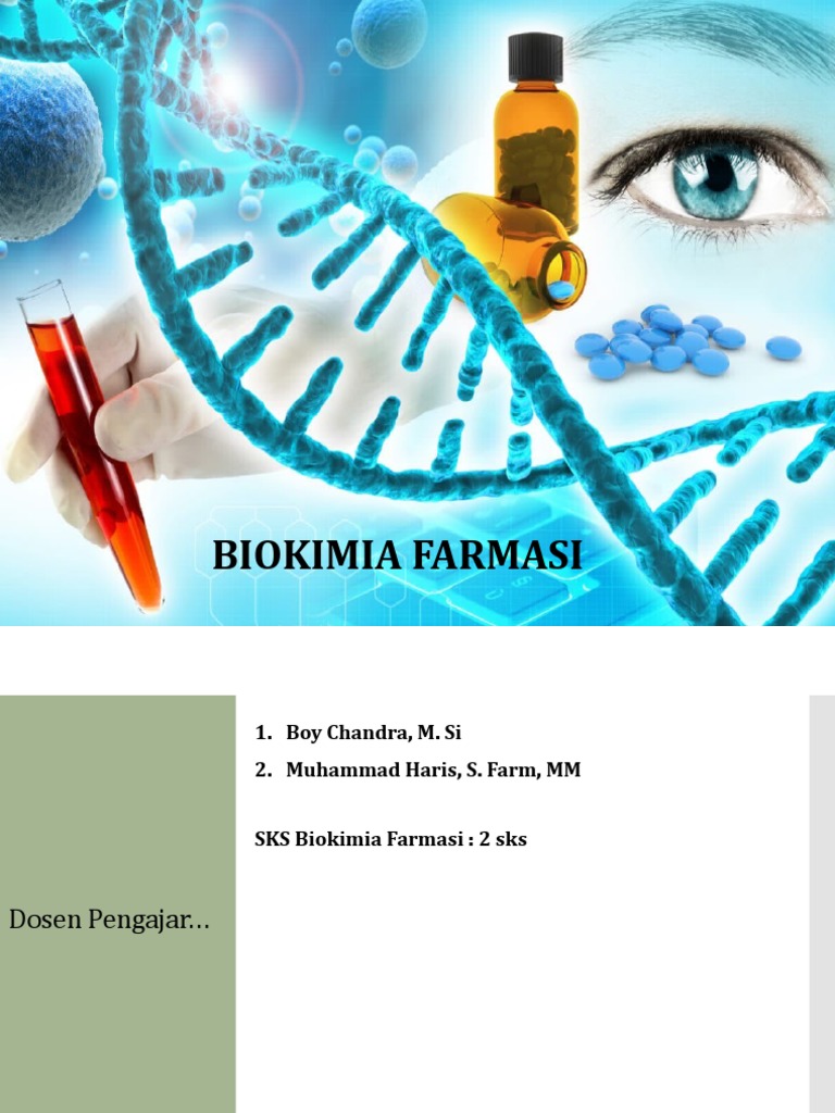 Peran Biokimia dalam Farmasi | PDF