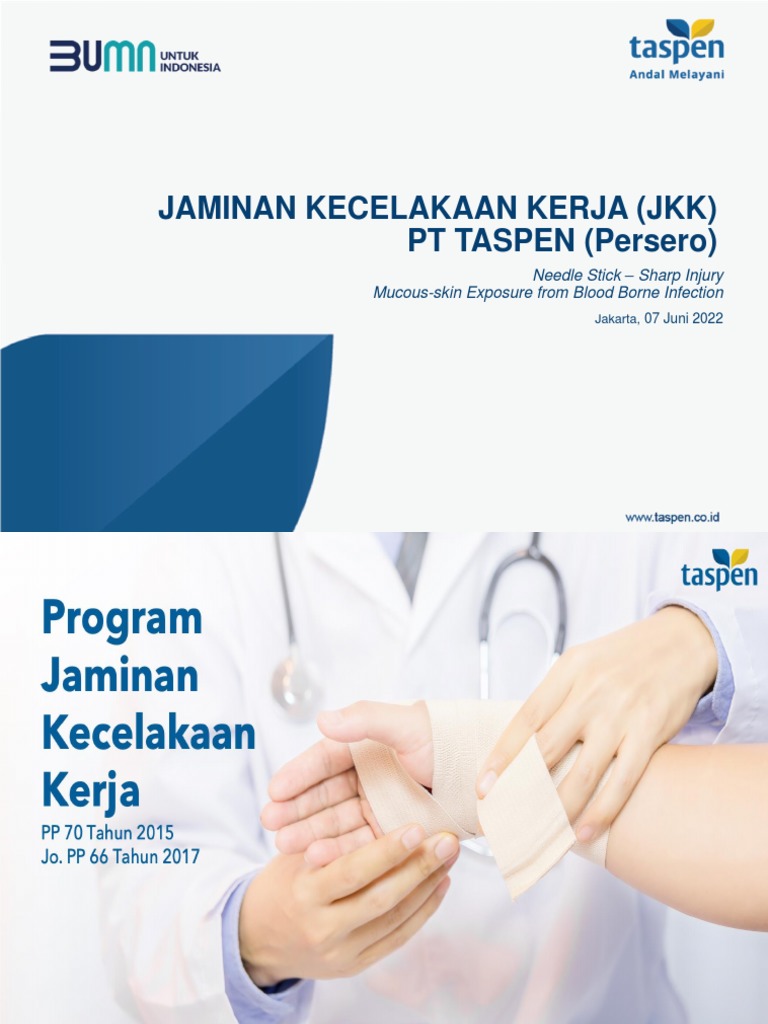 Sosialisasi JKK Needle Stick Sharp Injury Nssi | PDF