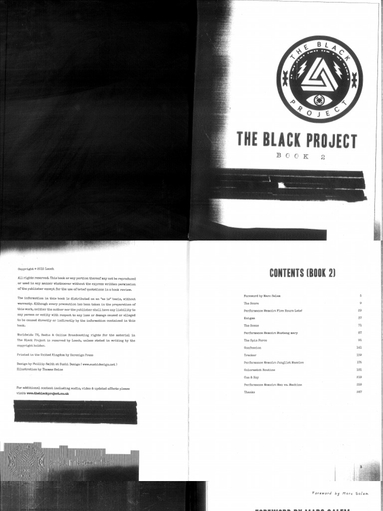 Looch - The Black Project 2 | PDF | Color | Red