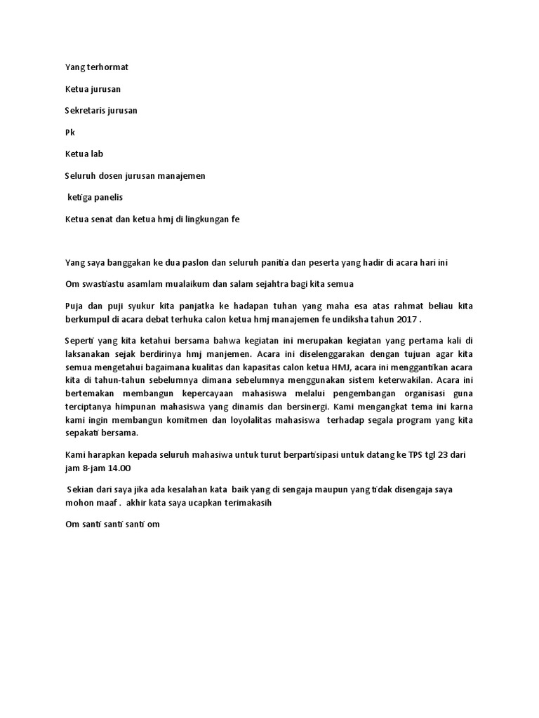 Yang terhormat | PDF