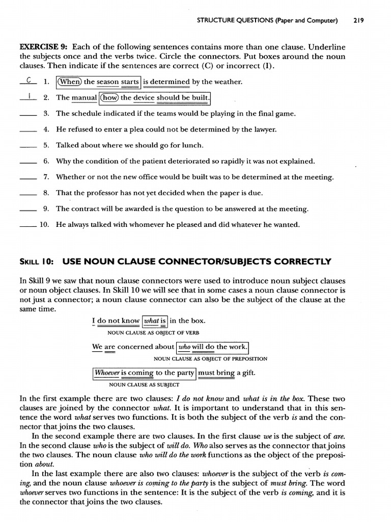Connectors Practice | PDF