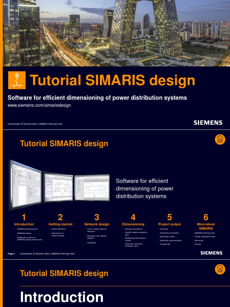 SIMARIS Design Tutorial for Power Systems | PDF | Power Supply | Computer Network
