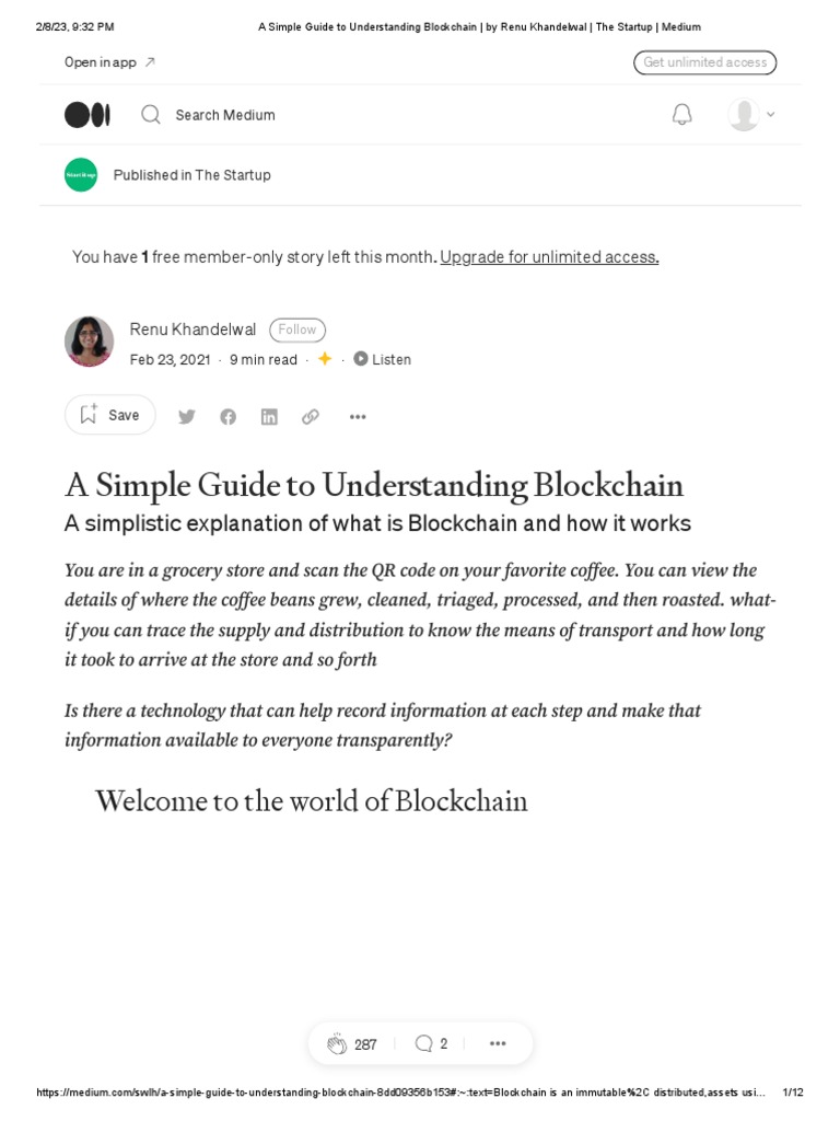 Blockchain Beginner To Advanced Guides | PDF | Cryptocurrency | Bitcoin