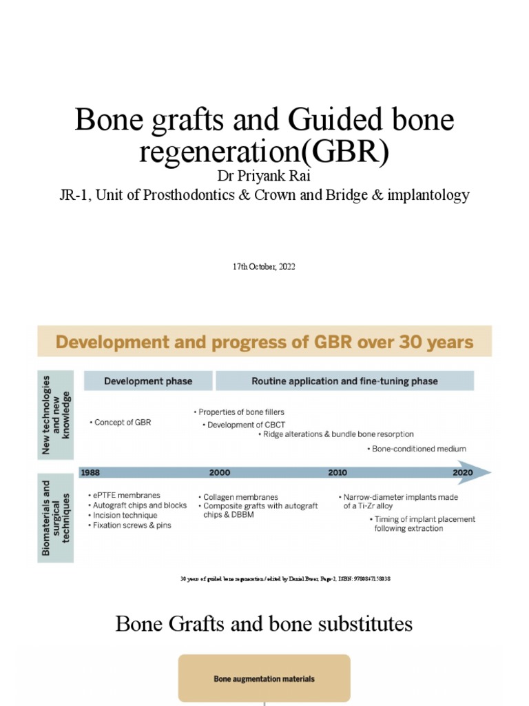 Bone Graft and Gbr1 | PDF | Bone | Osteoblast