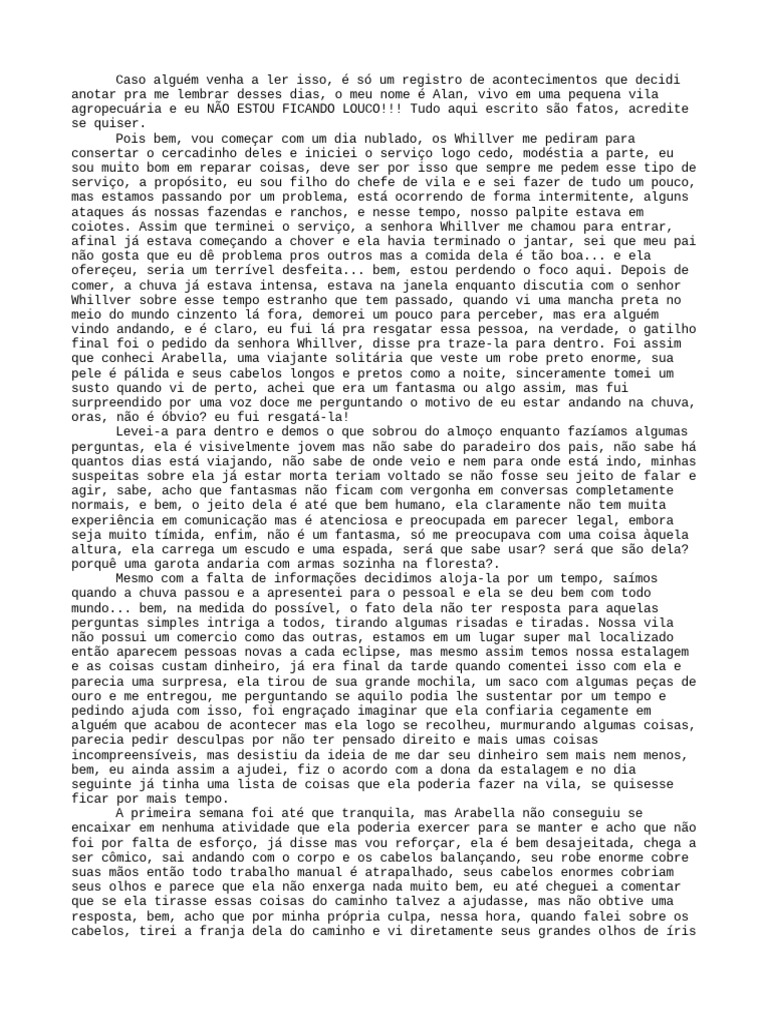 História Arabella | PDF | Tempo | Dinheiro