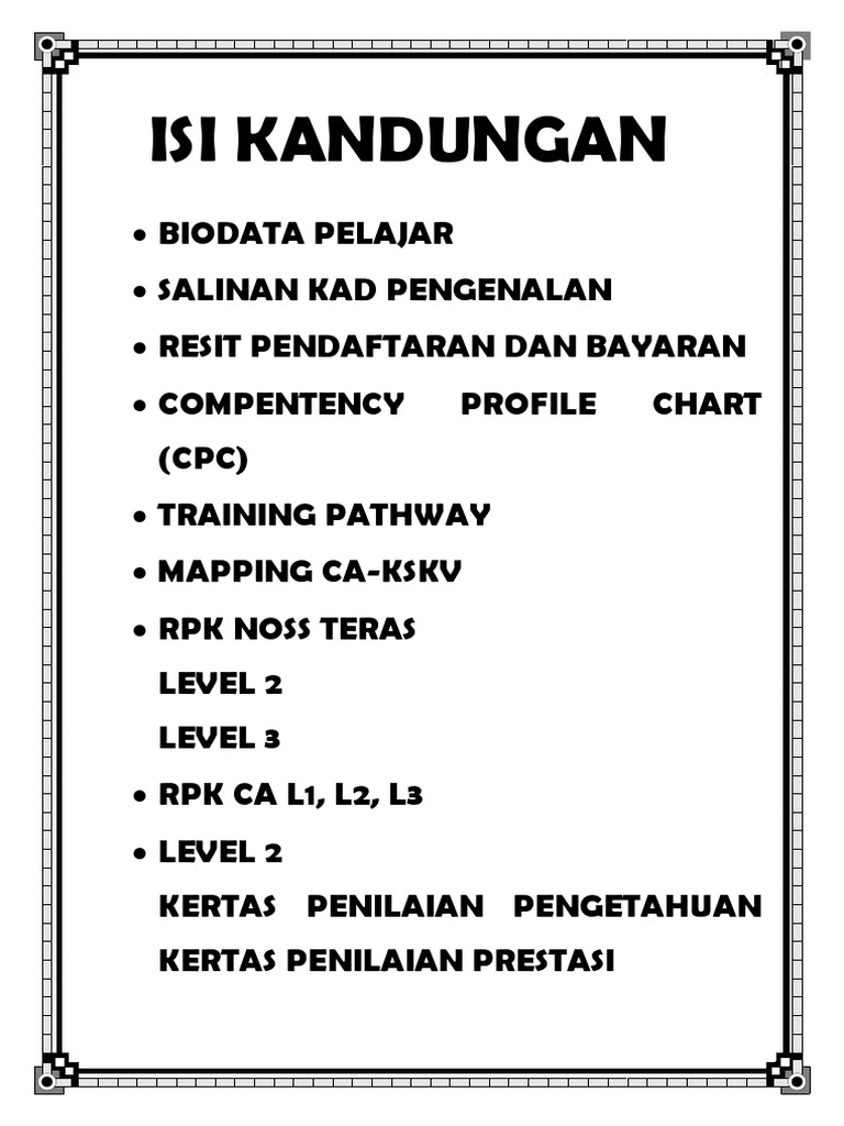 INDEX FAIL CALON 2023 - | PDF