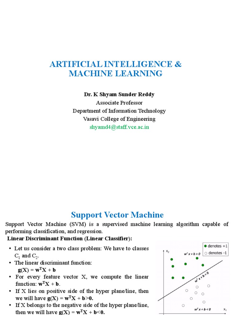 Support Vector Machine Pdf Support Vector Machine Statistics