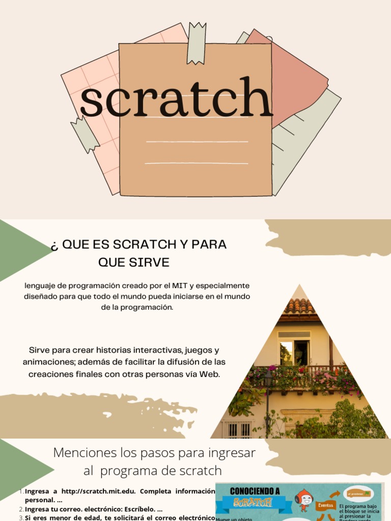 Scratch Pdf Scratch Lenguaje De Programación Software 