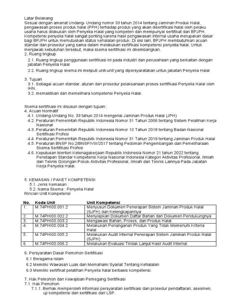 SKEMA LSP Penyelia | PDF | Karier & Perkembangan | Bisnis