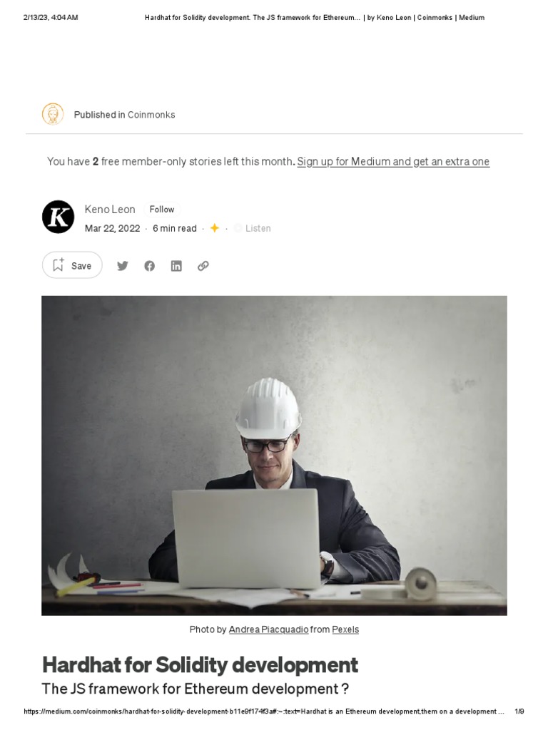 Hardhat Beginners To Advanced Guides | PDF | Cryptocurrency | Software Development
