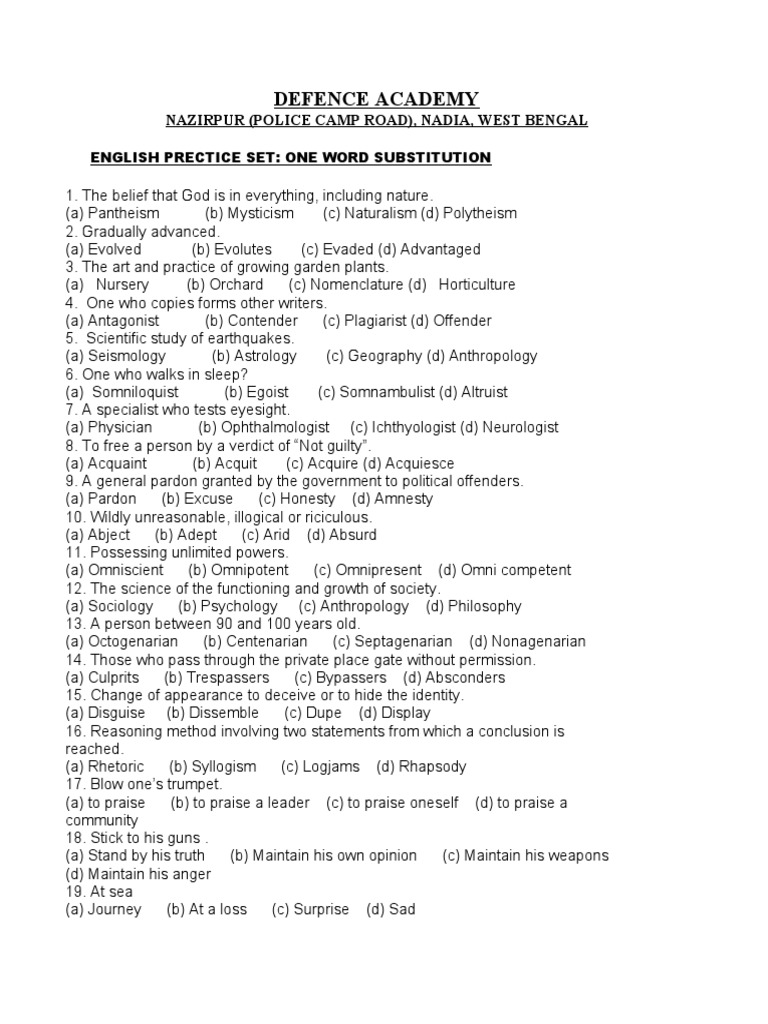 Practice Set 1 | PDF