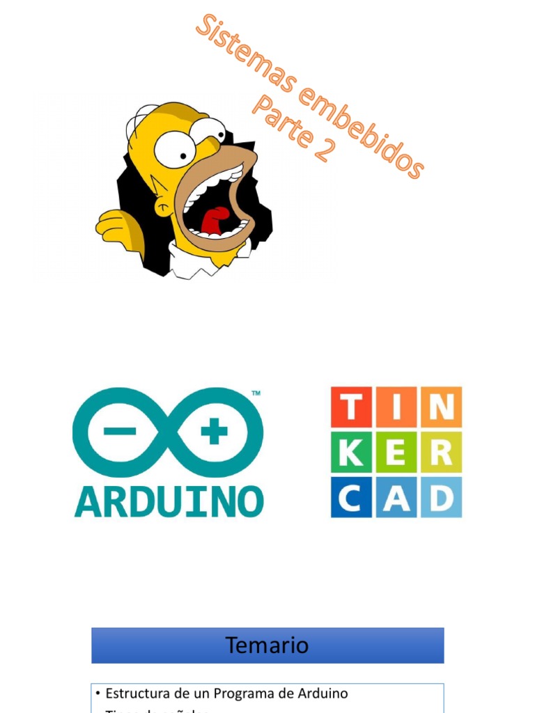 Clase 01 Arduino Thinkercad | PDF | Arduino | Electrónica