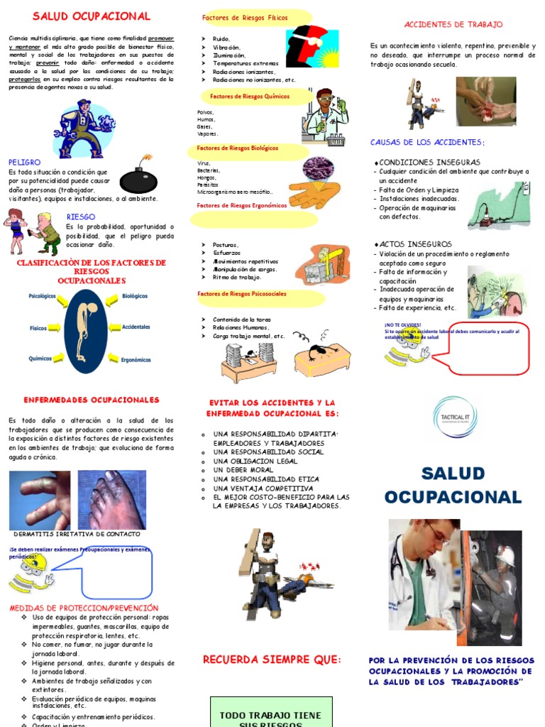 Salud Ocupacional y Prevencion | PDF | Seguridad y salud ocupacional ...