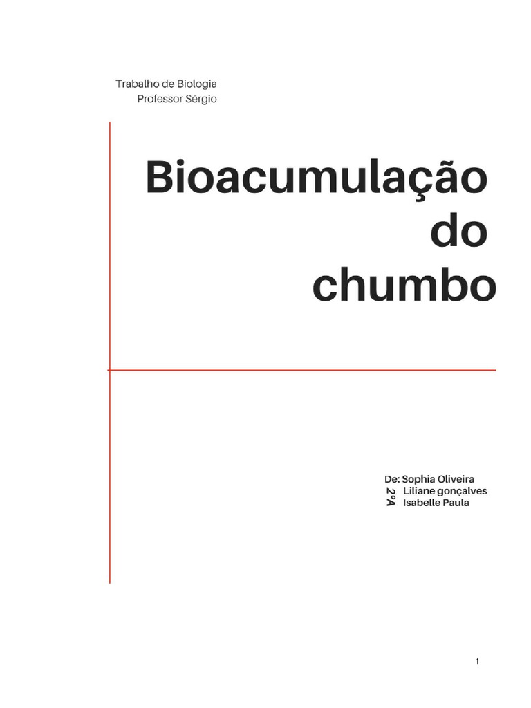 Bioacumulação: Conceitos e Exemplos | PDF | Autoajuda