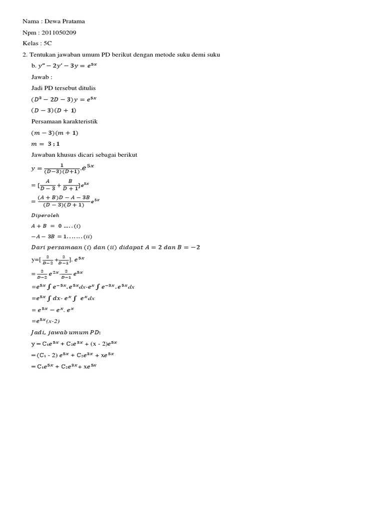 Babvii Dewa Pratama Uaspd 2011050209 5c | PDF