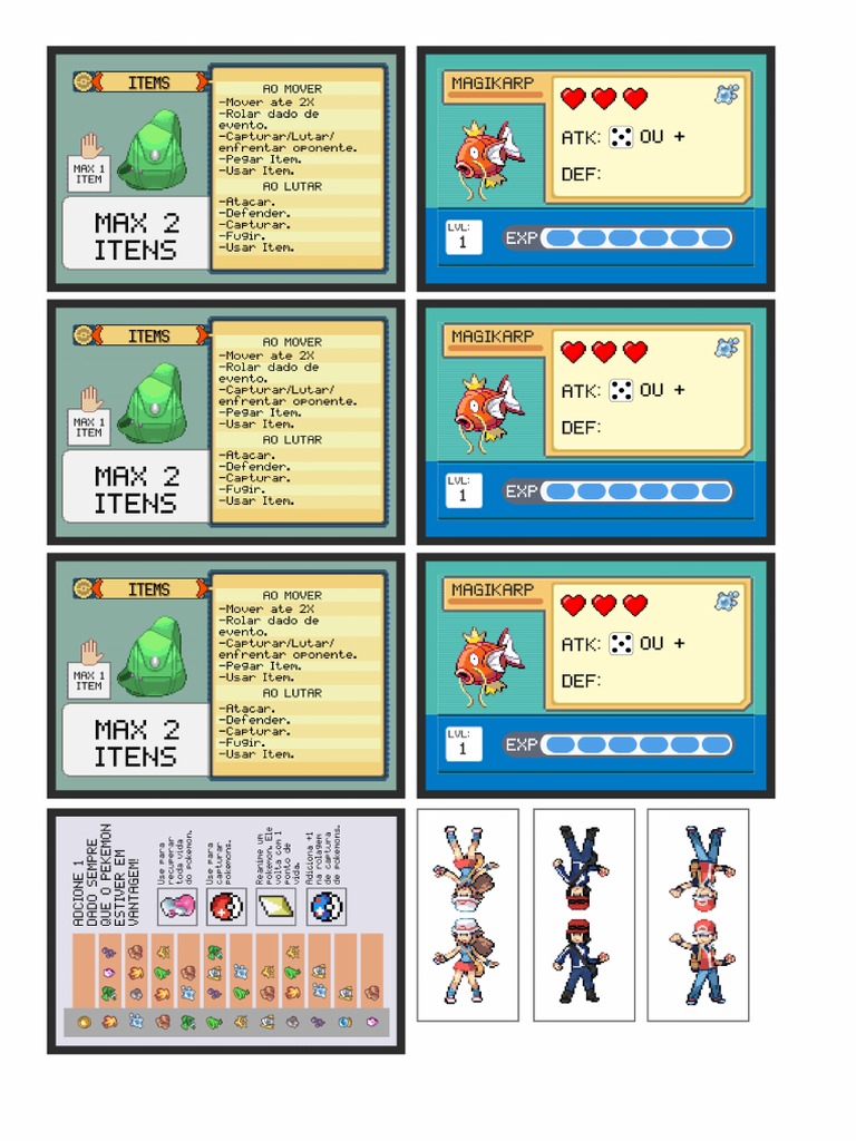 Pokemon Little Maste Componentes em PT BR 198083 | PDF