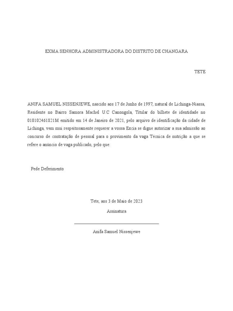 Exma Senhora | PDF