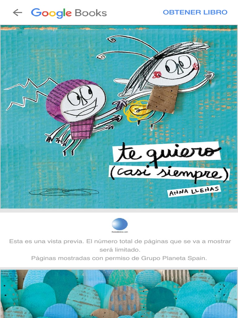 Te Quiero (Casi Siempre) - Anna Llenas - Google Libros | PDF