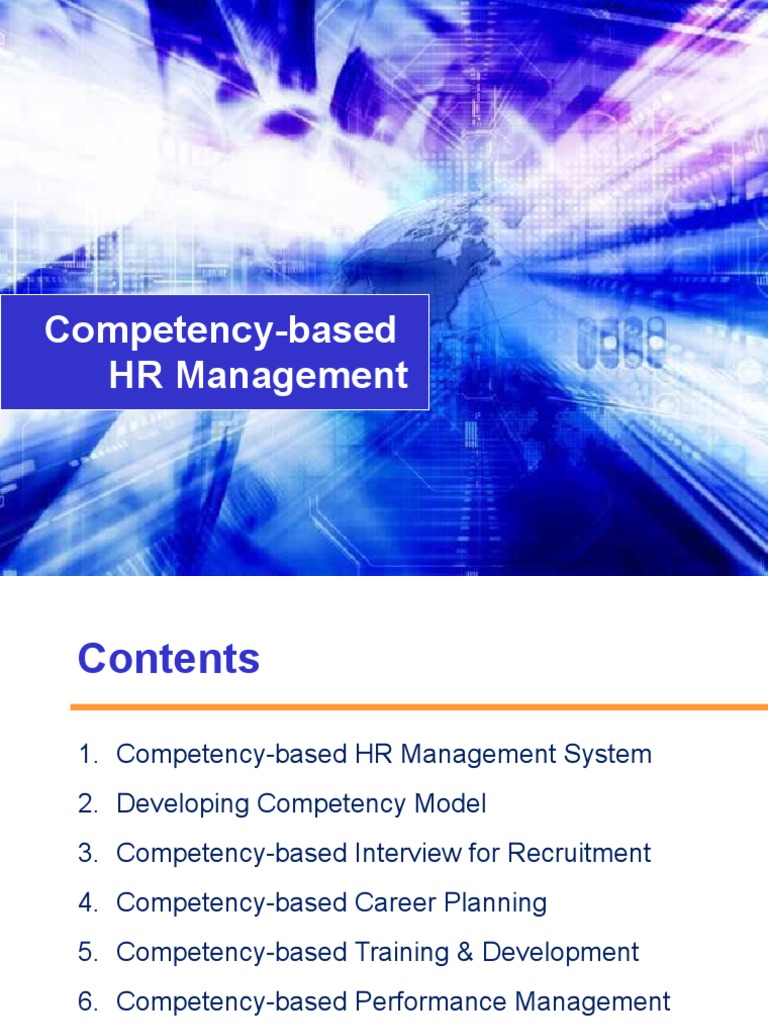Competency-Based HR Management | PDF