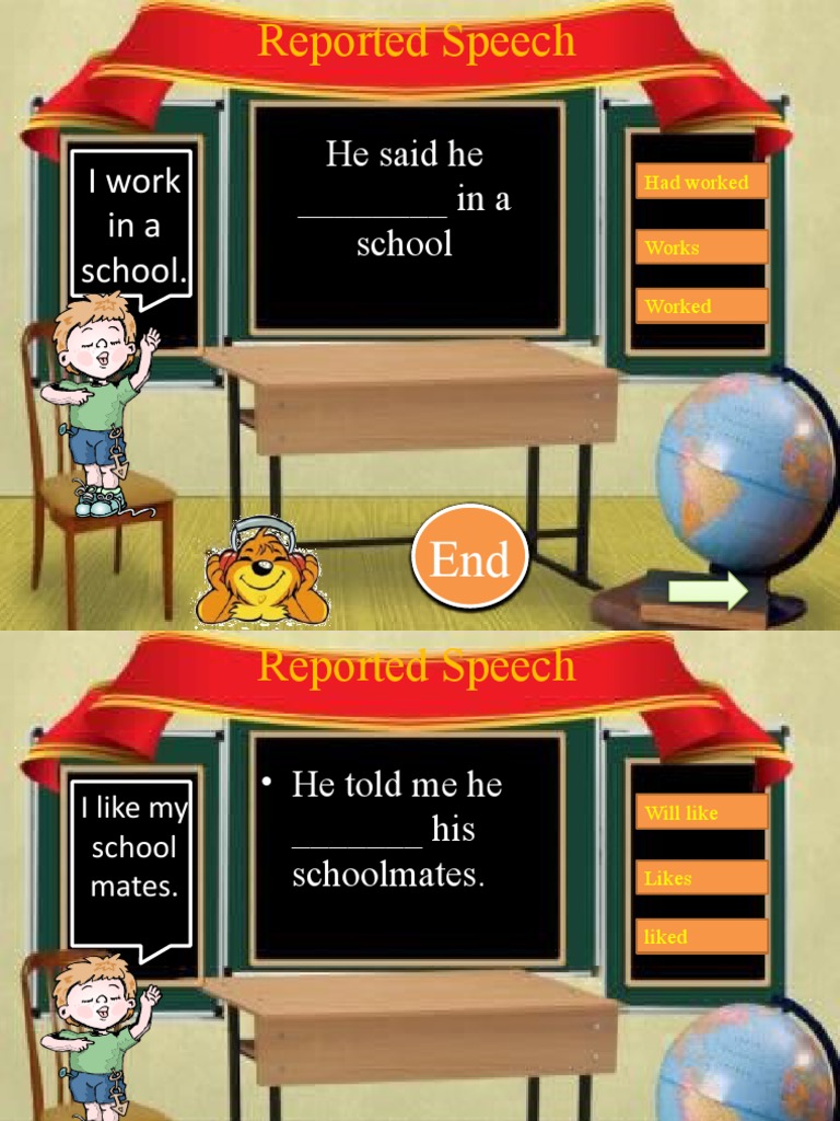 Reported-Speech, Game | PDF