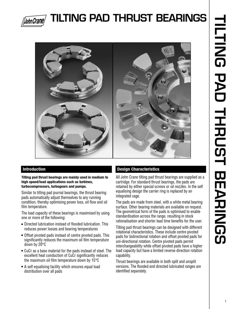 VLAVES-Tilting-Pad-Thrust Bearing | PDF | Bearing (Mechanical ...