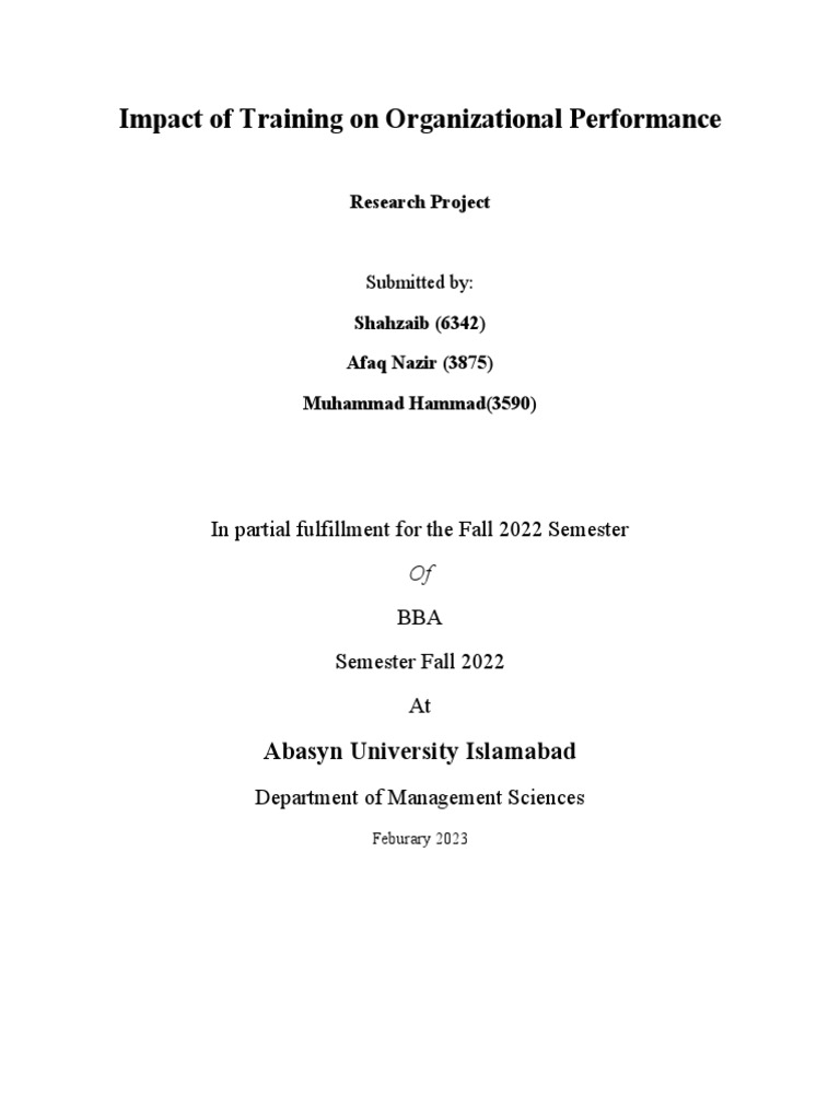 Formatting Project 1 Final Year Completed | PDF | Survey Methodology | Simulation