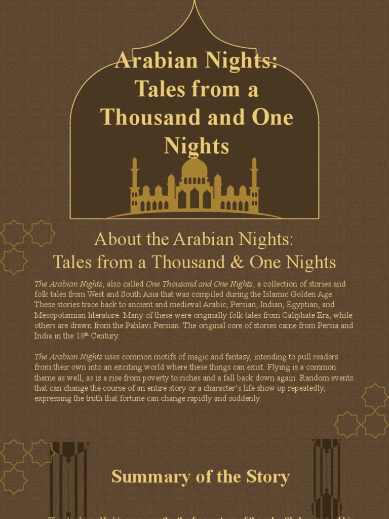 A. Arabian Nights - Tales From A Thousand & One Nights | PDF | One ...