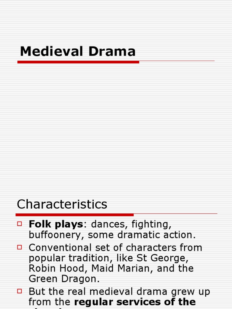 Medieval Drama | PDF