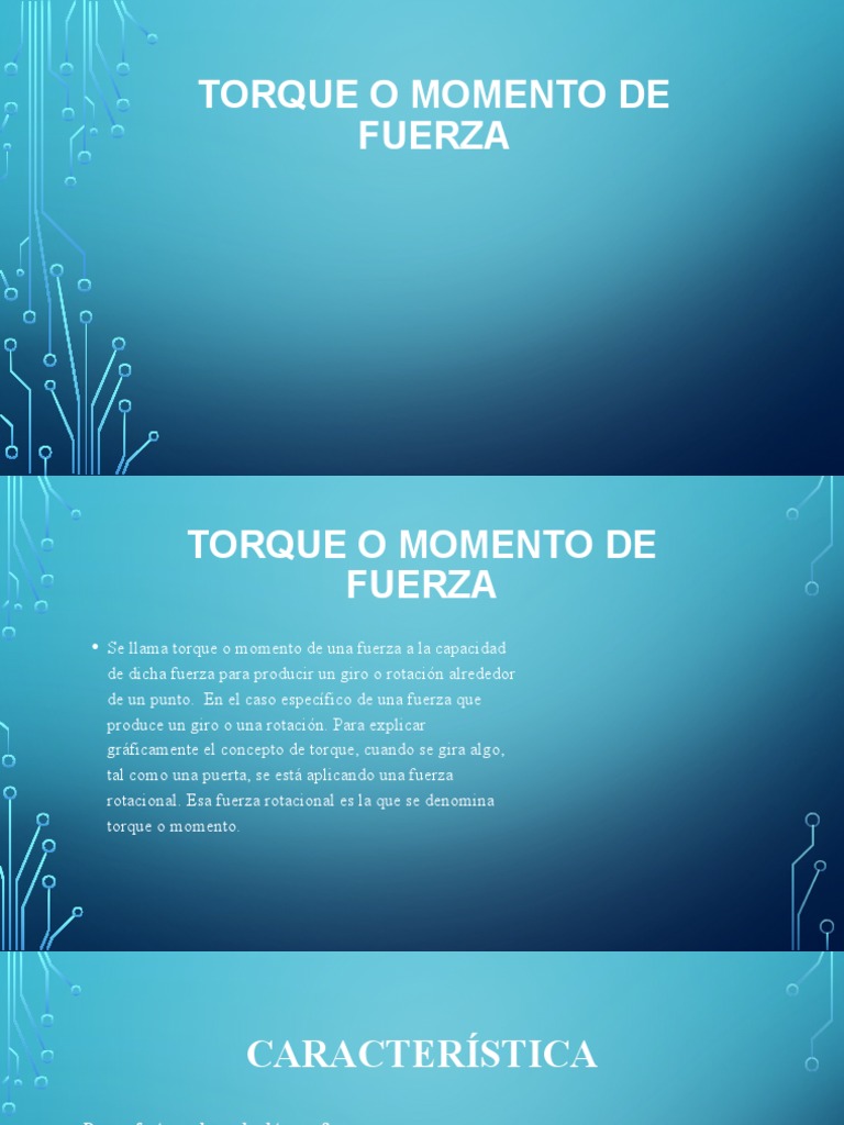 Torque o Momento de Fuerza | PDF | Palanca | Esfuerzo de torsión