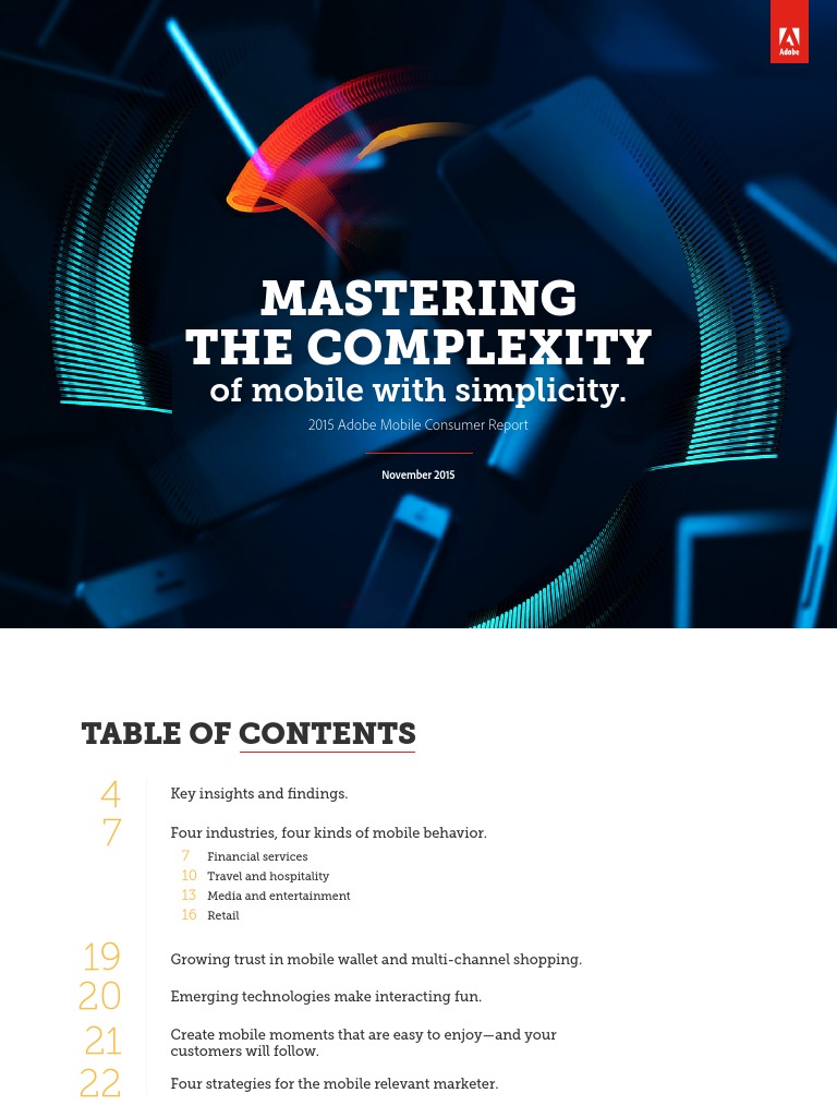 Adobe Mobile Consumer Study | PDF | Mobile App | Millennials