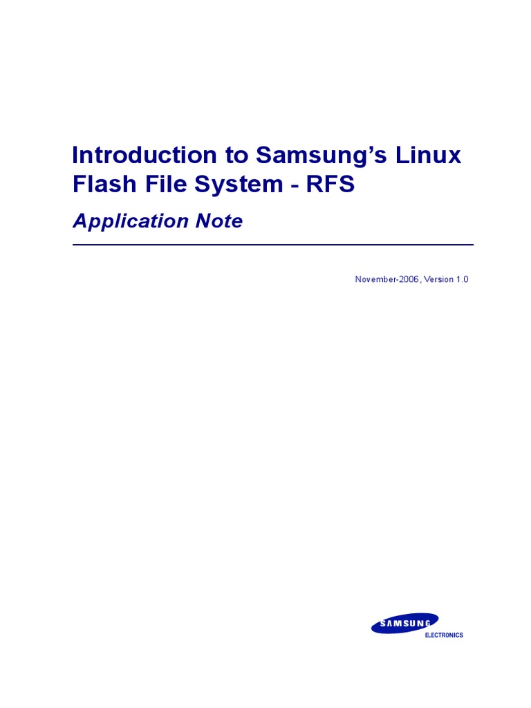 Rfs v12 Application Note | PDF