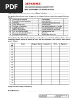 HSE STOP Card Observation Template | PDF