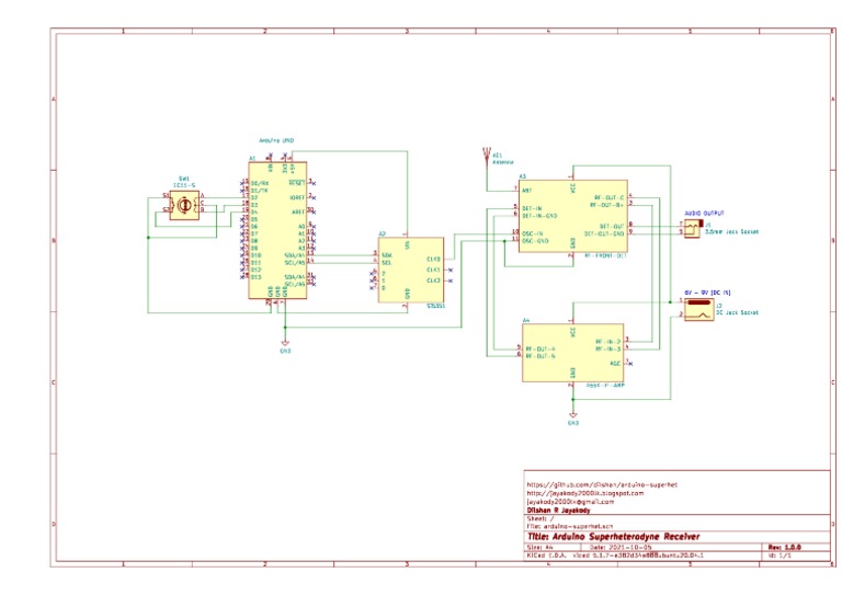 Arduino Superhet Schematic | PDF