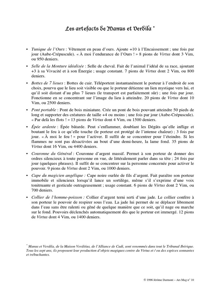 Artefacts | PDF Artefacts | PDF