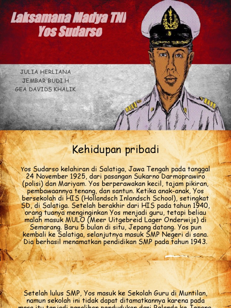 Laksamana Madya TNI Yos Sudarso | PDF