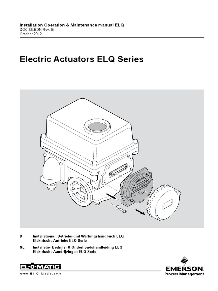 MANUAL_ACTUADOR_EL_O_MATIC | PDF | Alternating Current | Valve