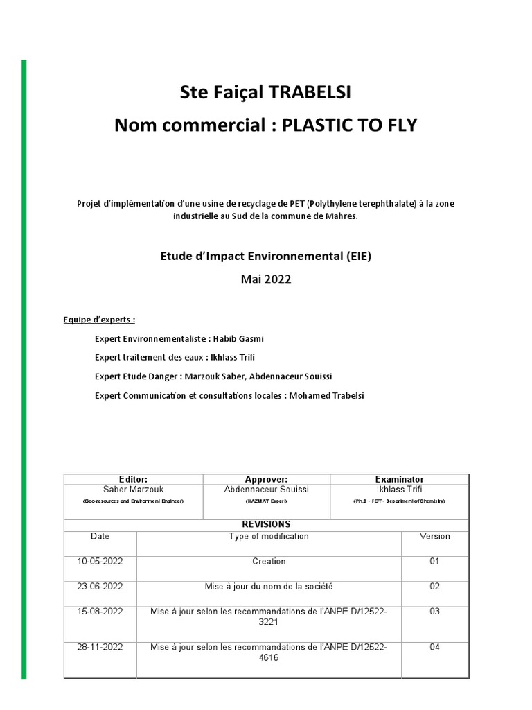 Rapport Ext-IES-220513 V4.2 | PDF