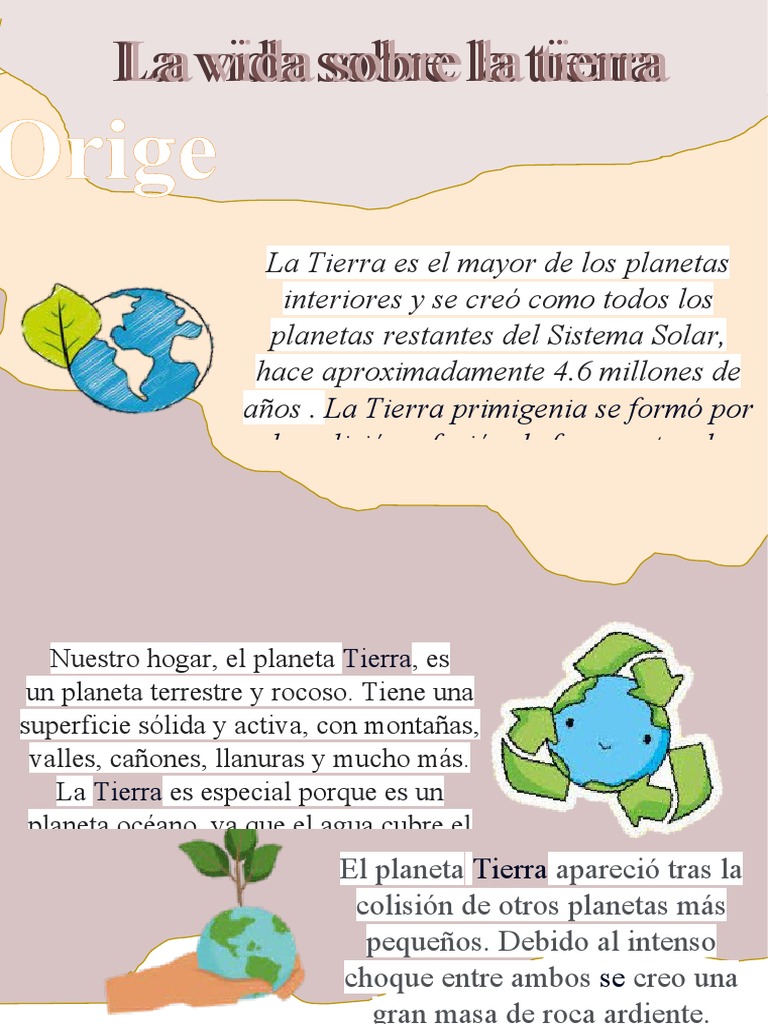 la vida sobre la tierra infografia 1[141] (1) | PDF